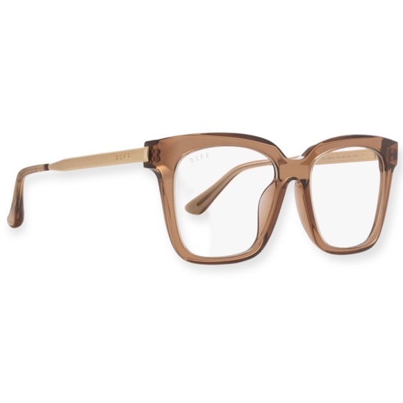 Diff Eyewear | Accessories | Diff Bella Bluelight Glasses Dunes Crystal ...